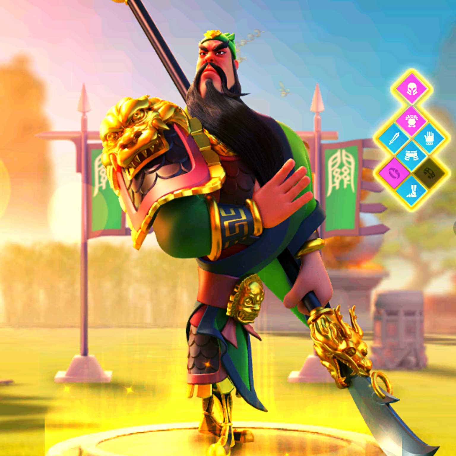 Guan Yu - Quan Vũ trong Rise of Kingdoms Vòng quay Guan Yu Rise of Kingdoms